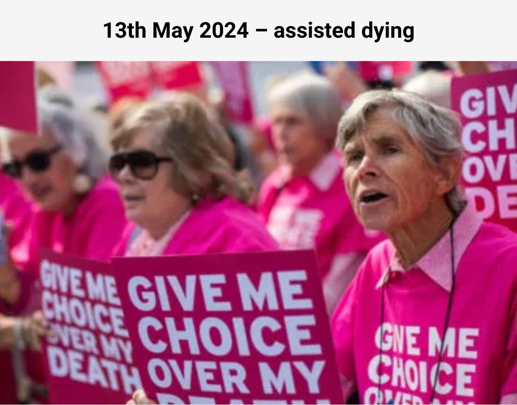 Assisted dying debate - May 2024 | The Sylvans